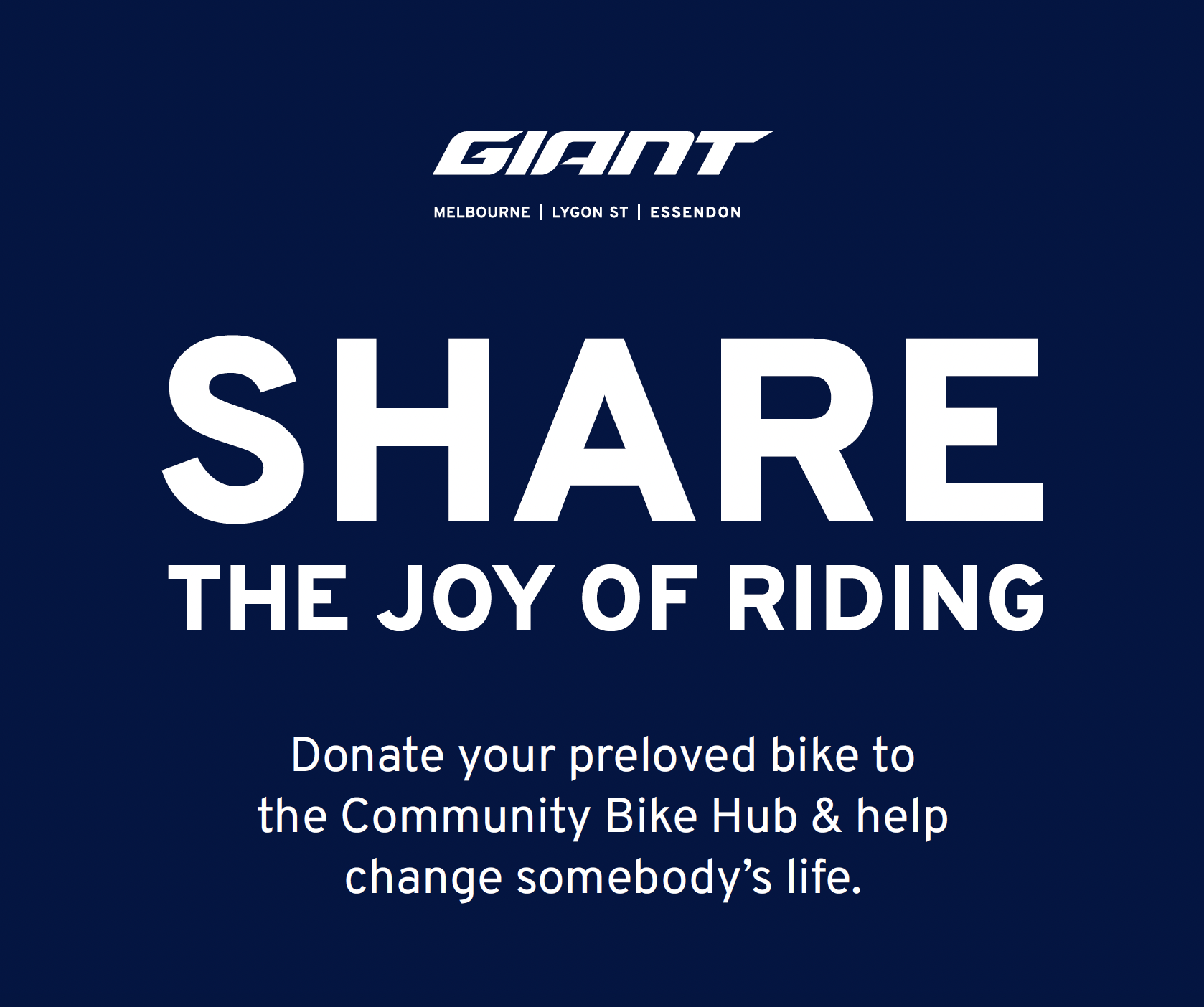 Giant X Community Bike Hub – Community Bike Hub