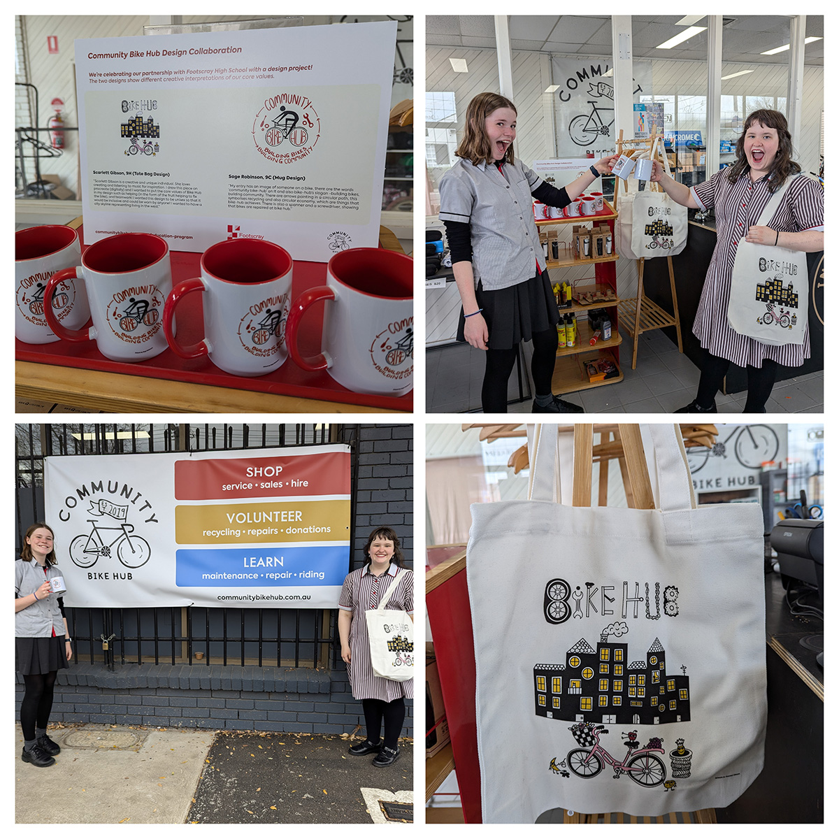 Footscray High School X Community Bike Hub collaboration – Community Bike Hub